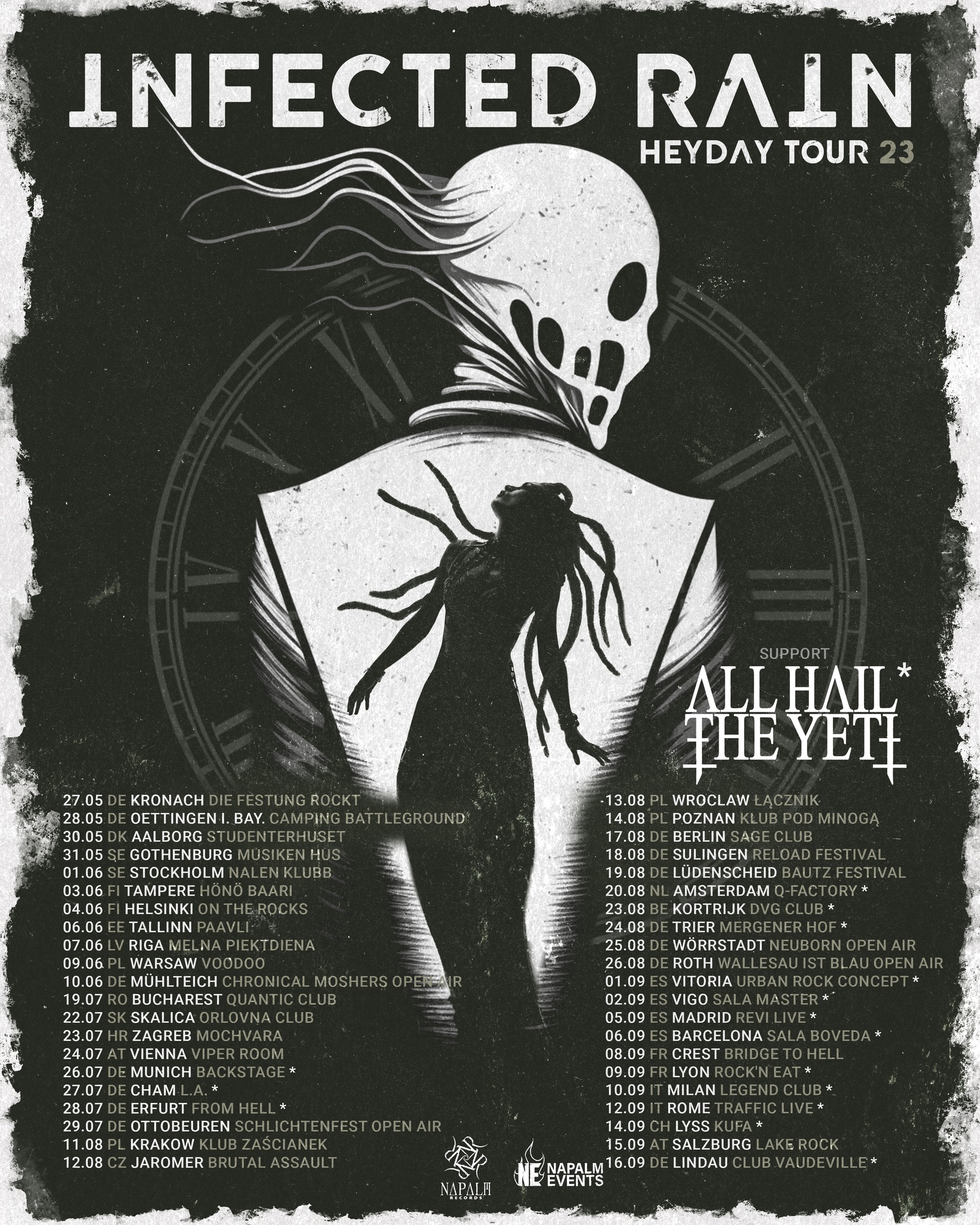 TRACK TO HELL / All Hail the Yeti se suman a la gira española de ...