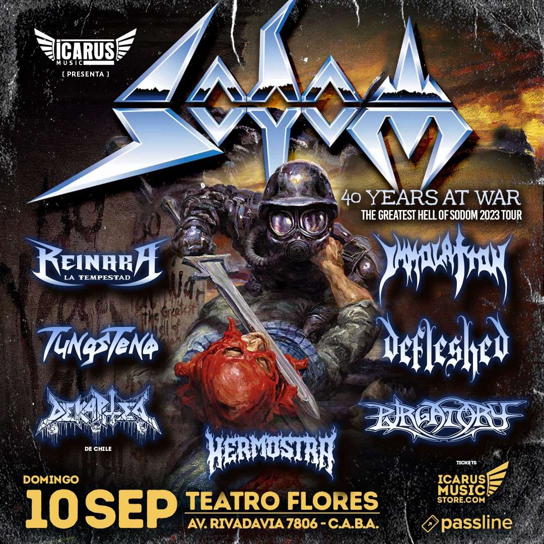 TRACK TO HELL / Sodom en Argentina: Todo lo que tenés que saber