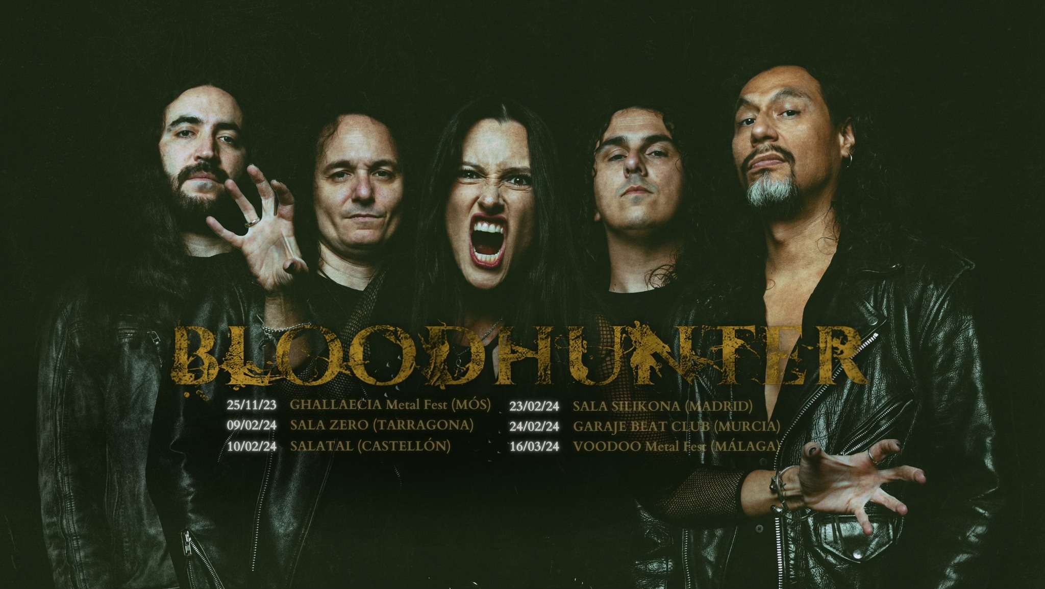 Bloodhunter ya tienen las primeras fechas de su gira 2024 - TRACK TO HELL