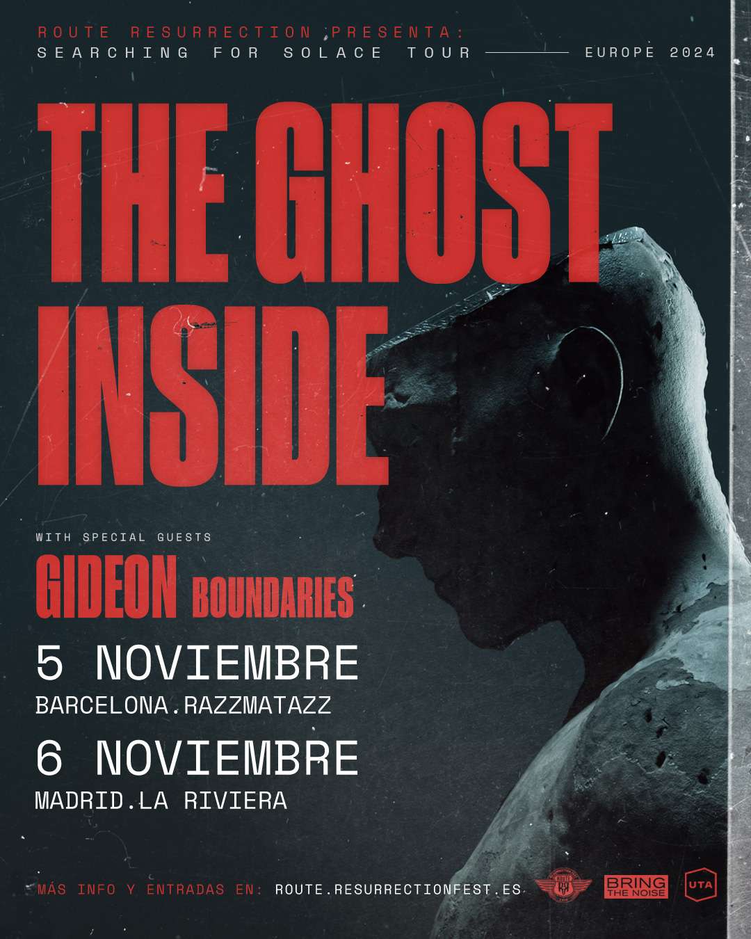 TRACK TO HELL / The Ghost Inside confirman los invitados de su gira europea