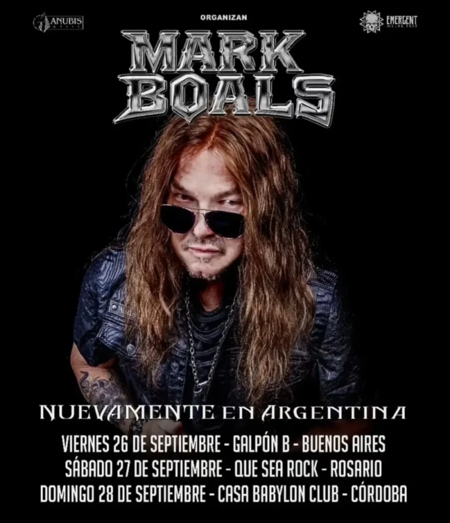 Organizan: Anubis Music y Emergent Metal Fest.