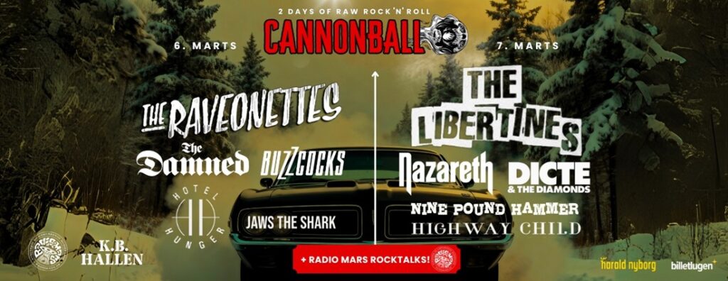 Cannonball traerá dos días de puro rock ‘n’ roll en marzo a la capital ...